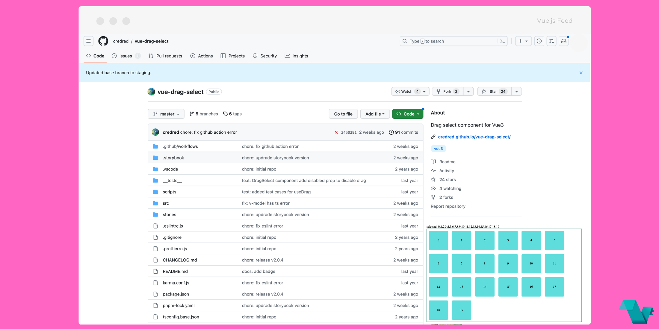 Vue-drag-select: Drag to select plugin - Vue.js Feed