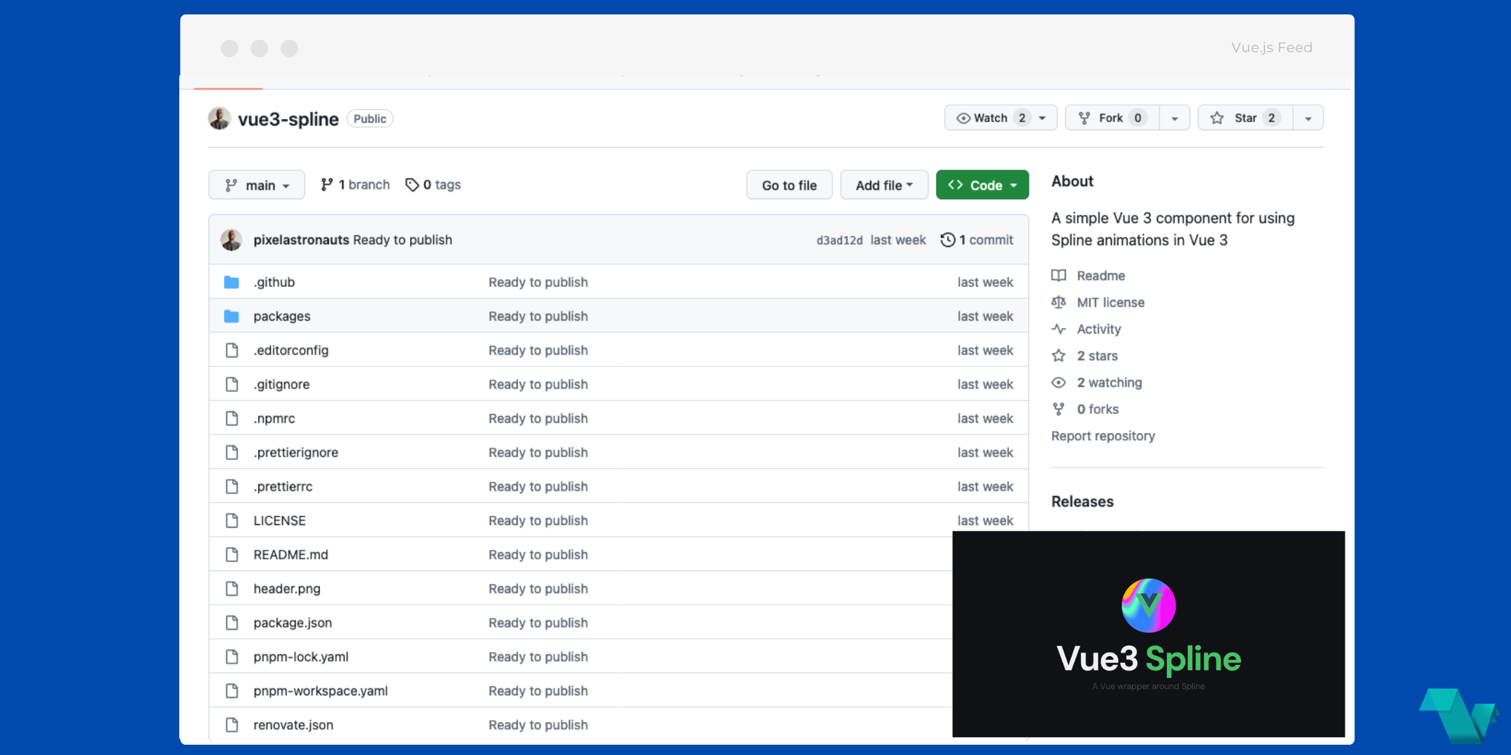Vue 3 Spline - Vue.js Feed