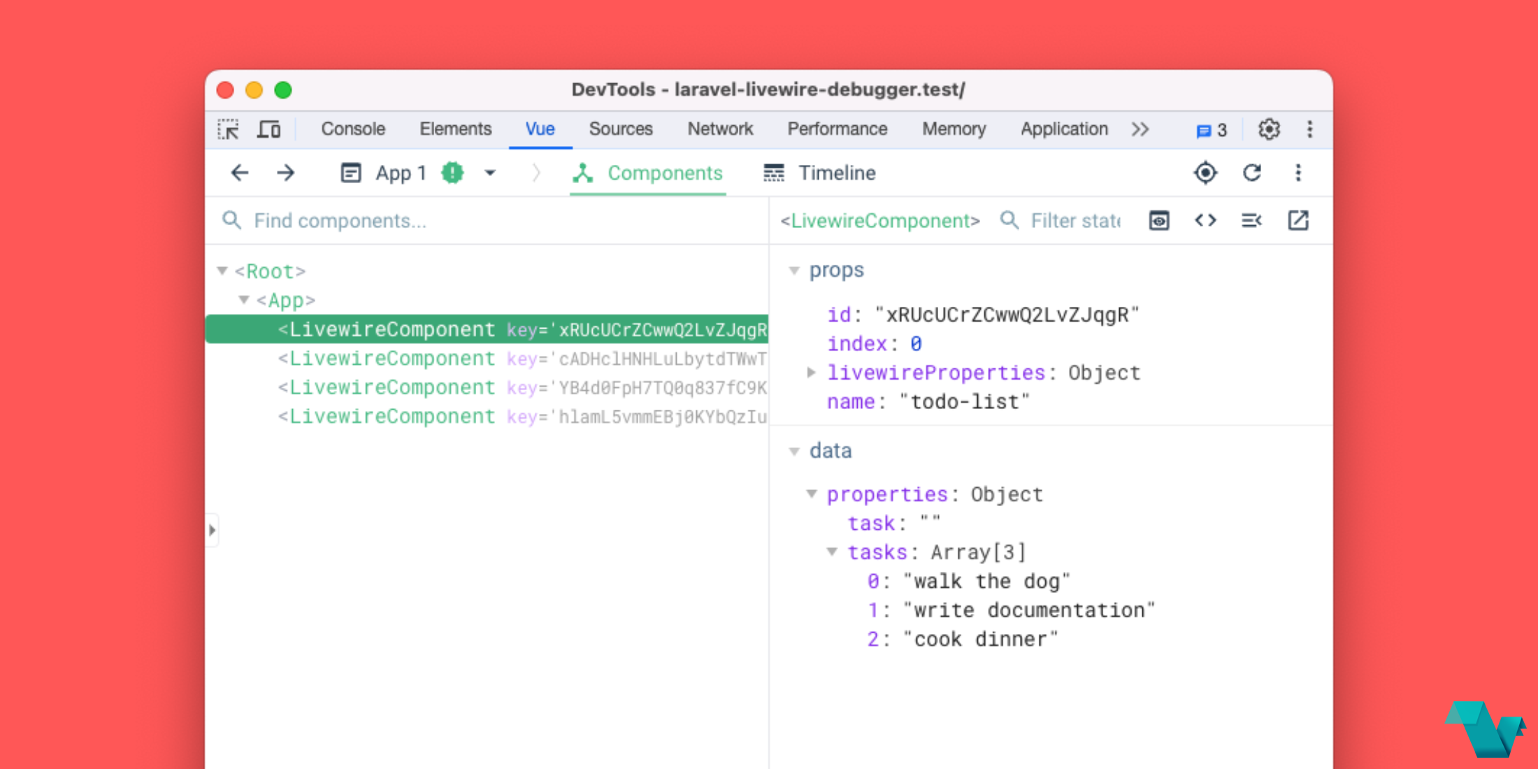 Laravel Livewire Debugger with Vue Devtools - Vue.js Feed